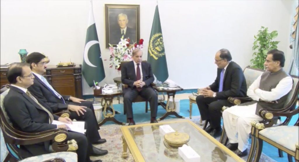 Meeting of Sindh Chief Minister Syed Murad Ali Shah with Prime Minister ...