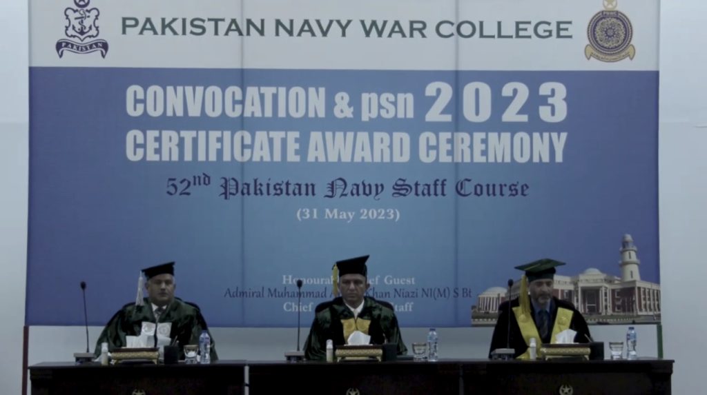 The 52nd convocation ceremony of Pakistan Navy War College was held in ...