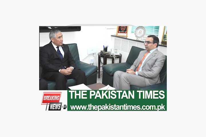نگران وزیر توانائی کا ترکمانستان کےسفیر سے ملاقات