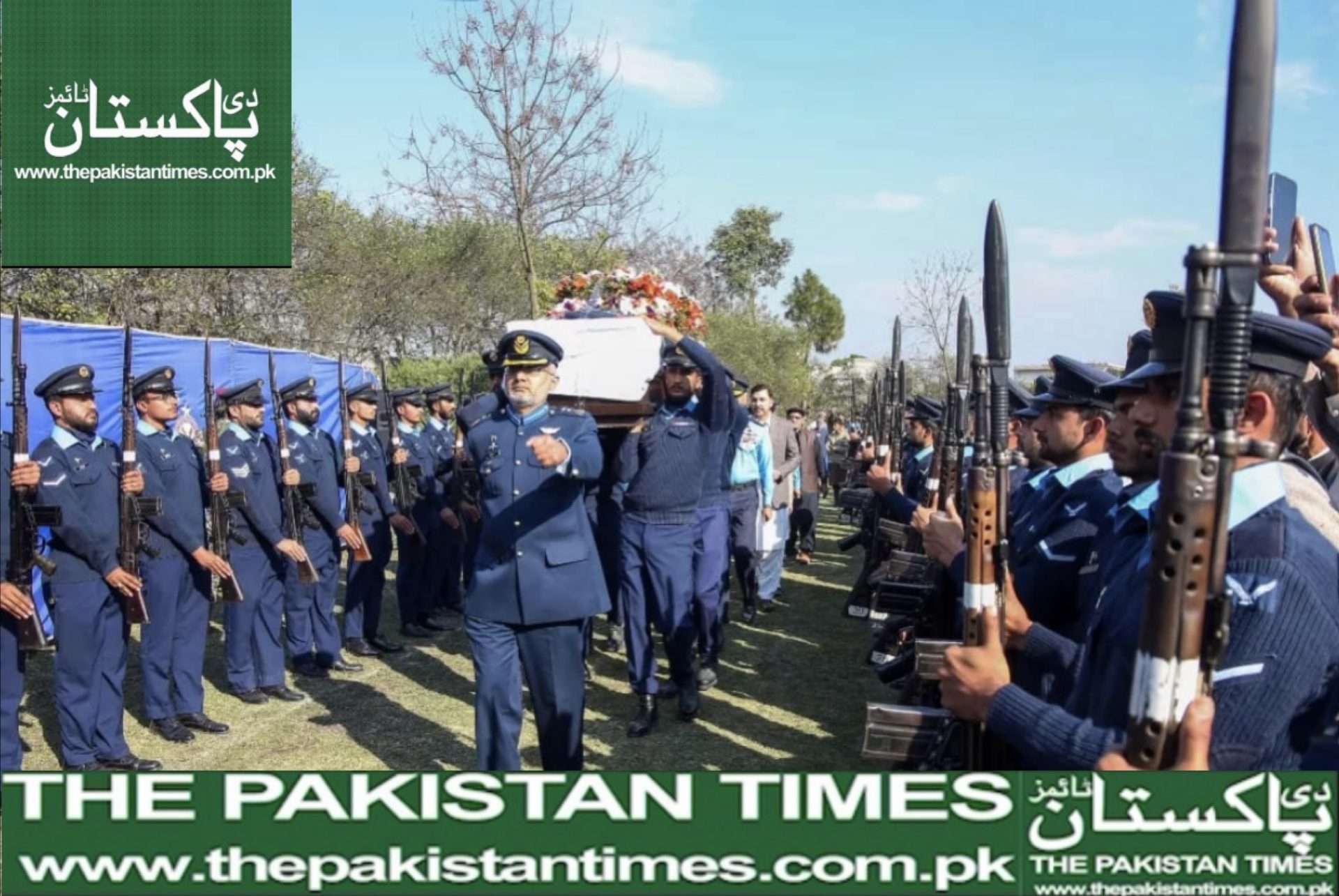 AIR CHIEF MARSHAL( RETIRED) HAKIMULLAH LAID TO REST WITH FULL MILITARY HONOURS - The Pakistan Times