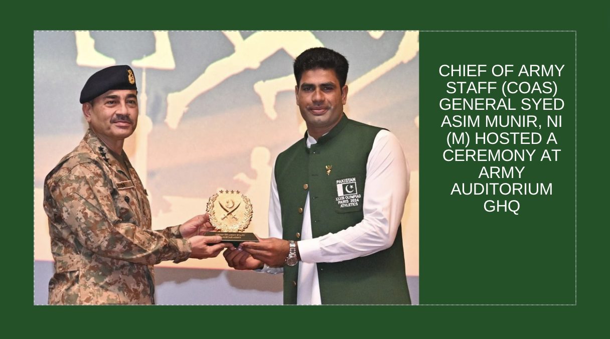 General Syed Asim Munir, NI (M) hosted a ceremony at Army Auditorium ...