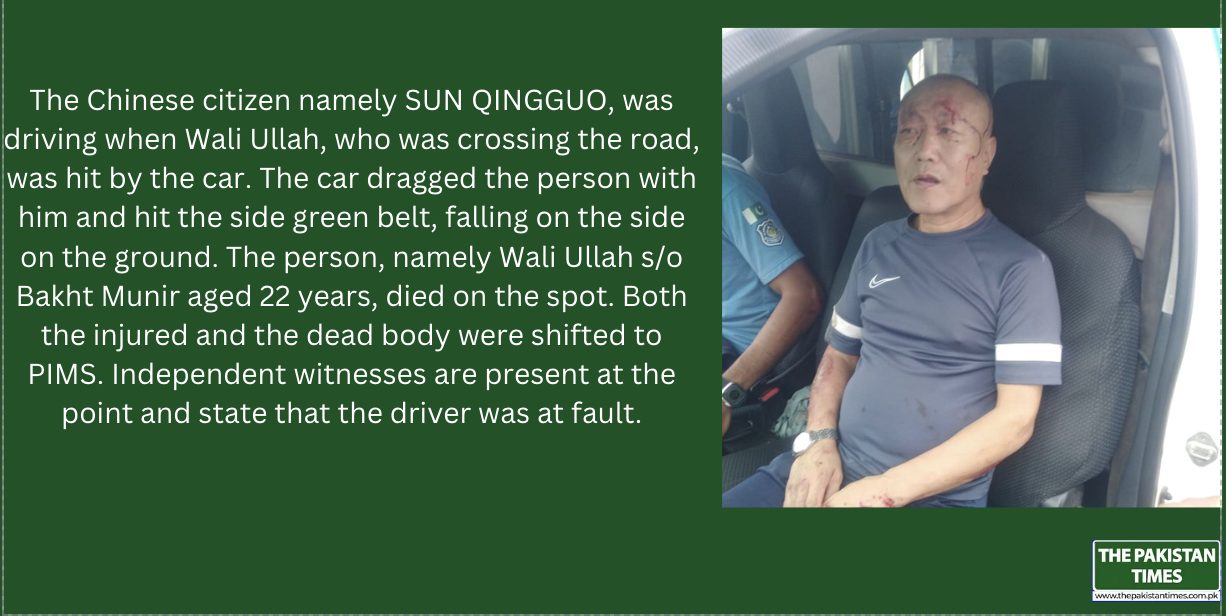 Accident involving Chinese - The Pakistan Times