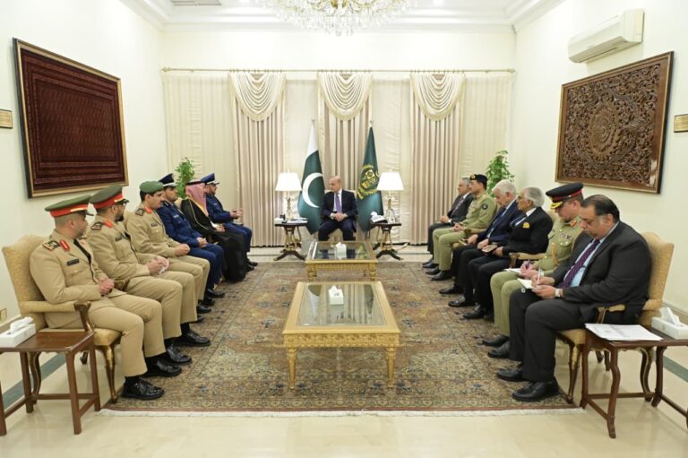 Prime Minister Shehbaz Sharif Receives Chief of General Staff of Saudi ...